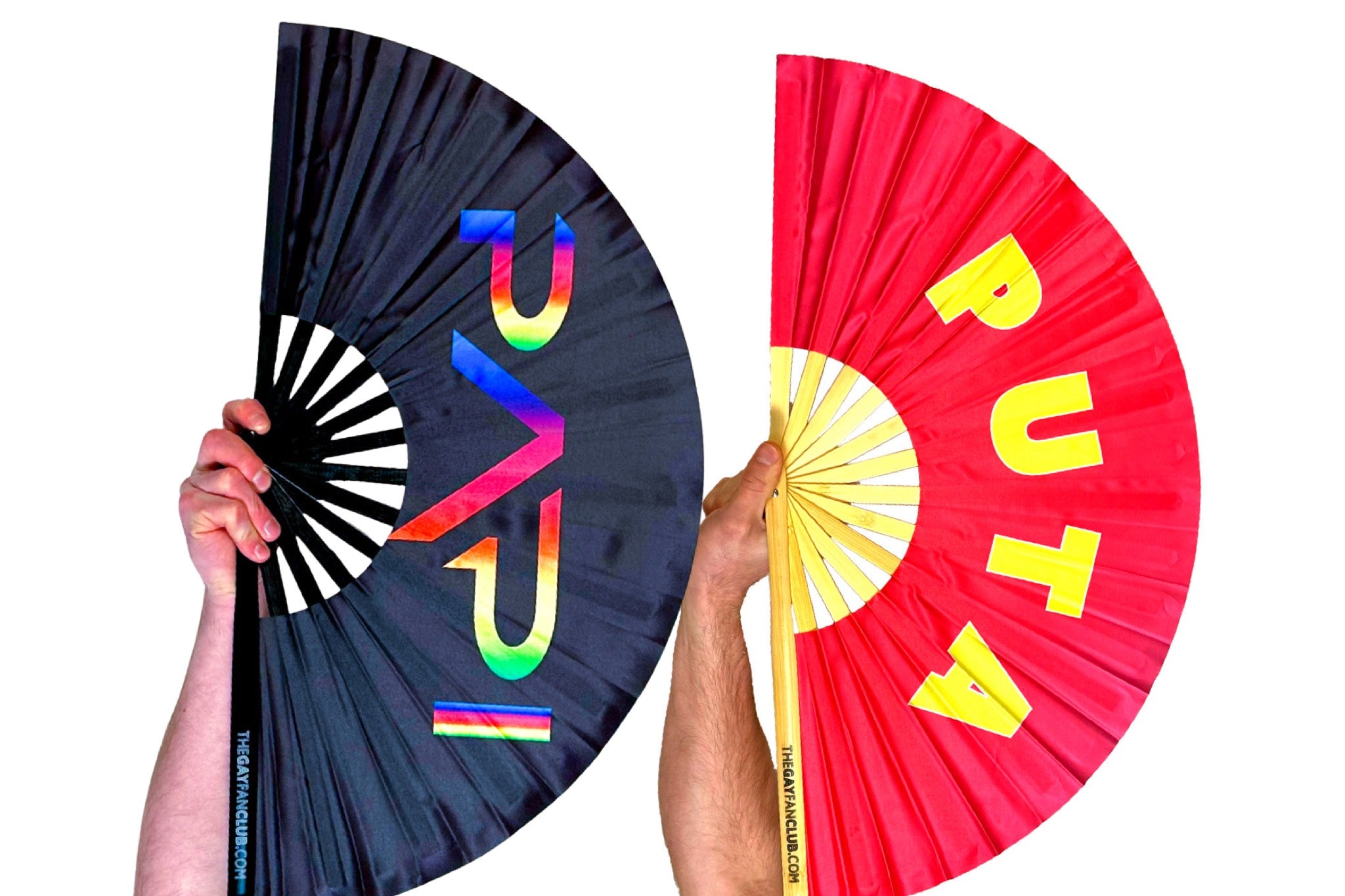 Papi And Puta Fan 2 Pack The Gay Fan Club