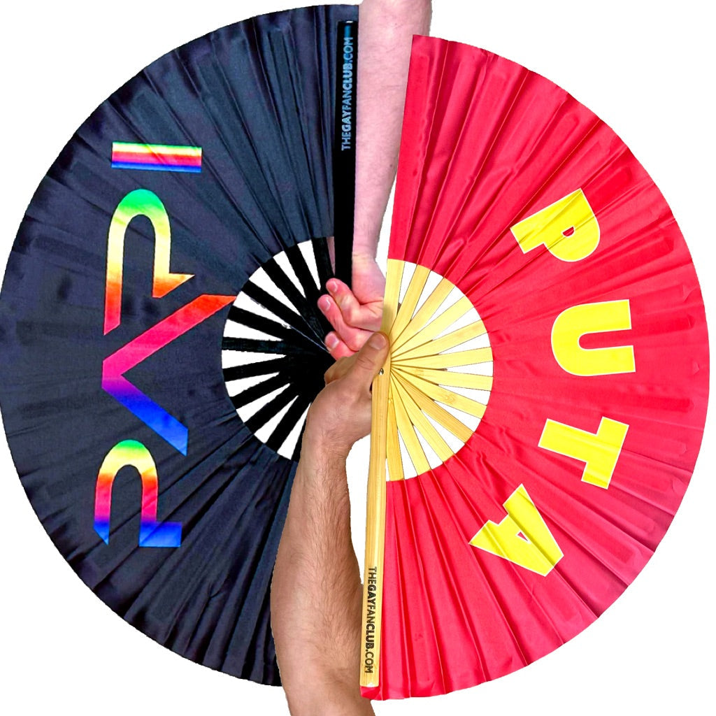 Papi And Puta Fan 2 Pack The Gay Fan Club