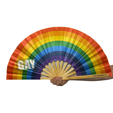Custom Hand Fans & LGBTQ Pride Hand Fans | The Gay Fan Club