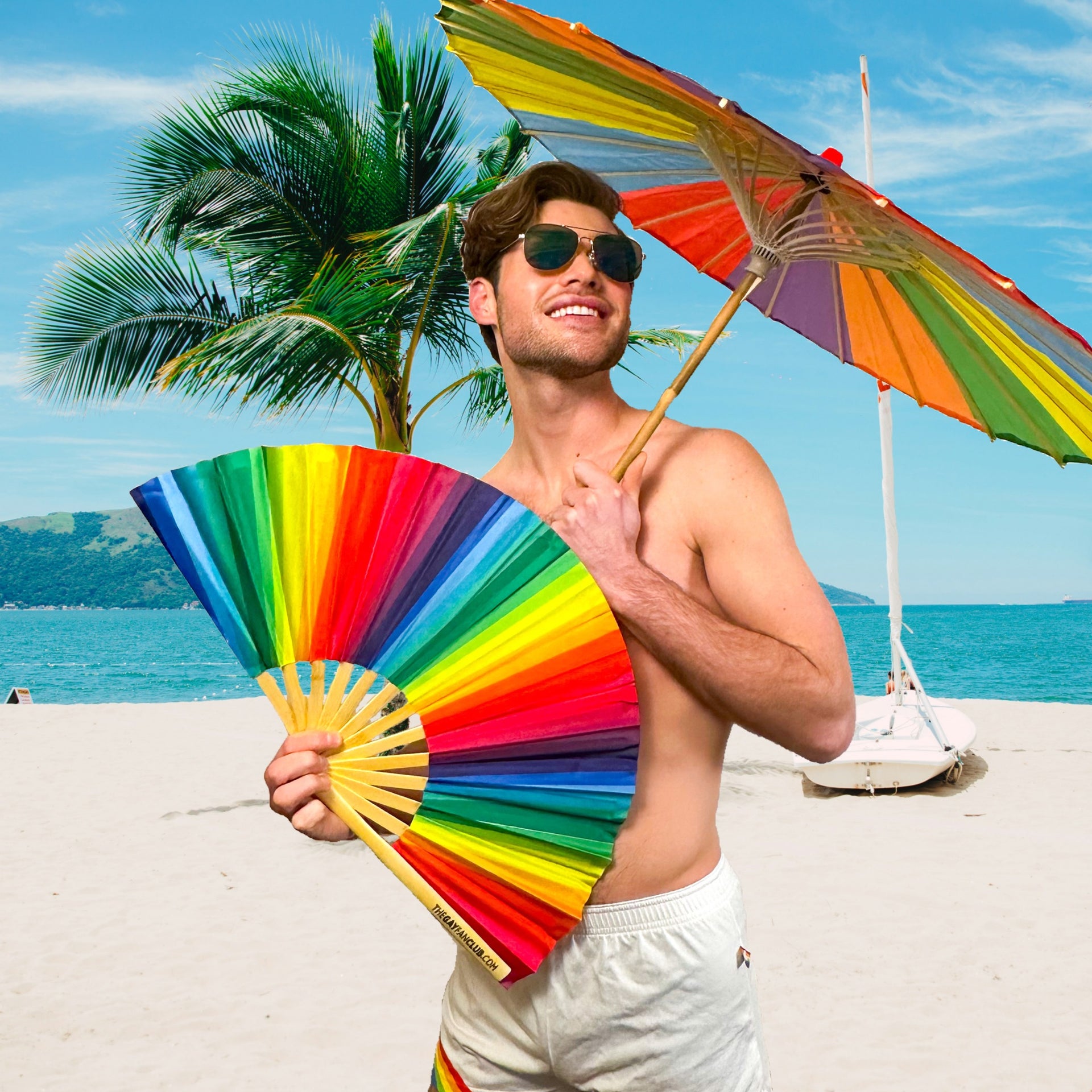 The Gay Fan Club | Shop Top Hand Fans for Pride and Parties