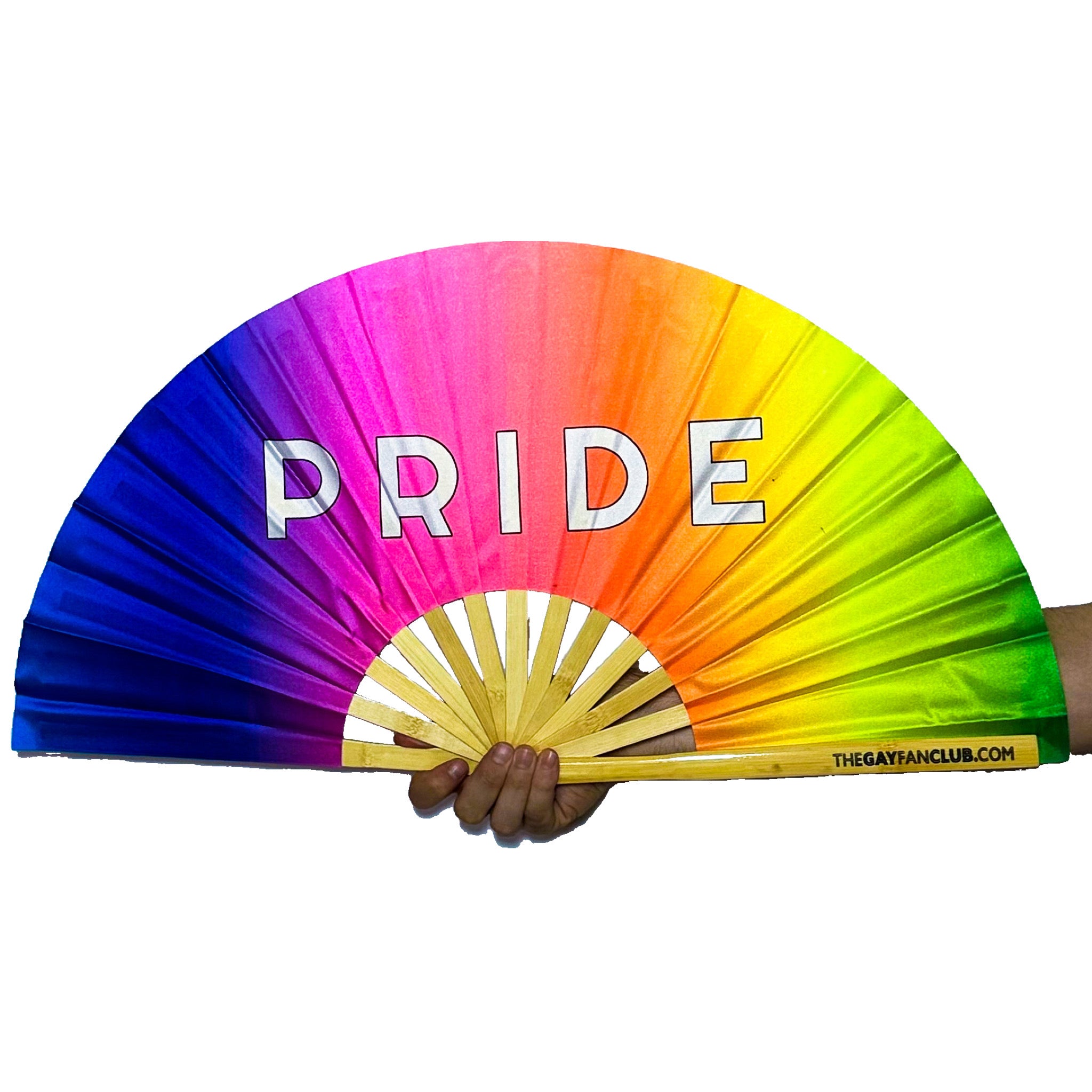 Pride Rainbow Fan (UV) | The Gay Fan Club®