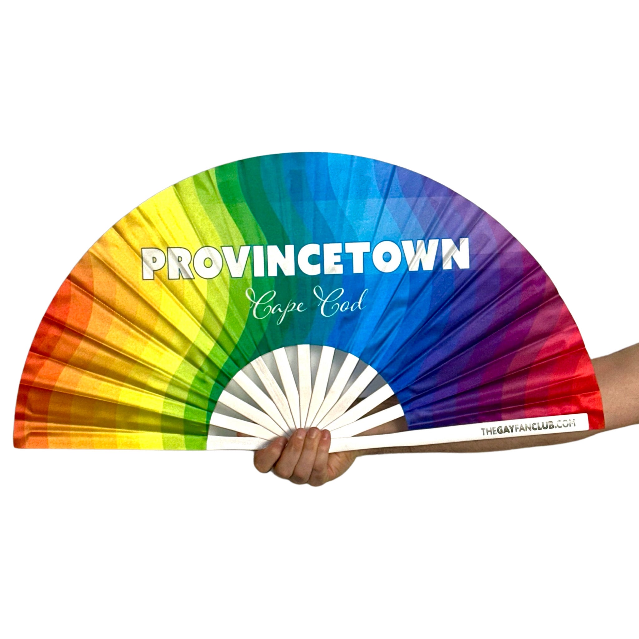 Provincetown Rainbow Fan | The Gay Fan Club®