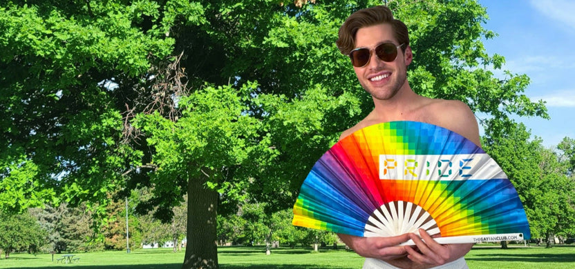 Custom Hand Fans & LGBTQ Pride Hand Fans | The Gay Fan Club