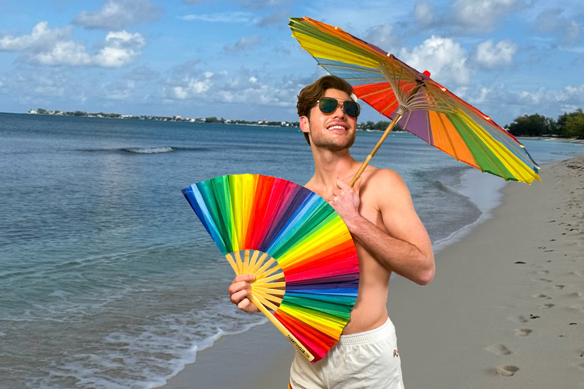 The Gay Fan Club | Shop Top Hand Fans for Pride and Parties