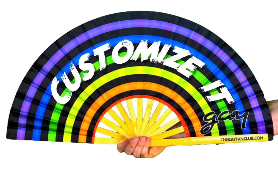 Custom Fans | Custom Hand Fans at The Gay Fan Club