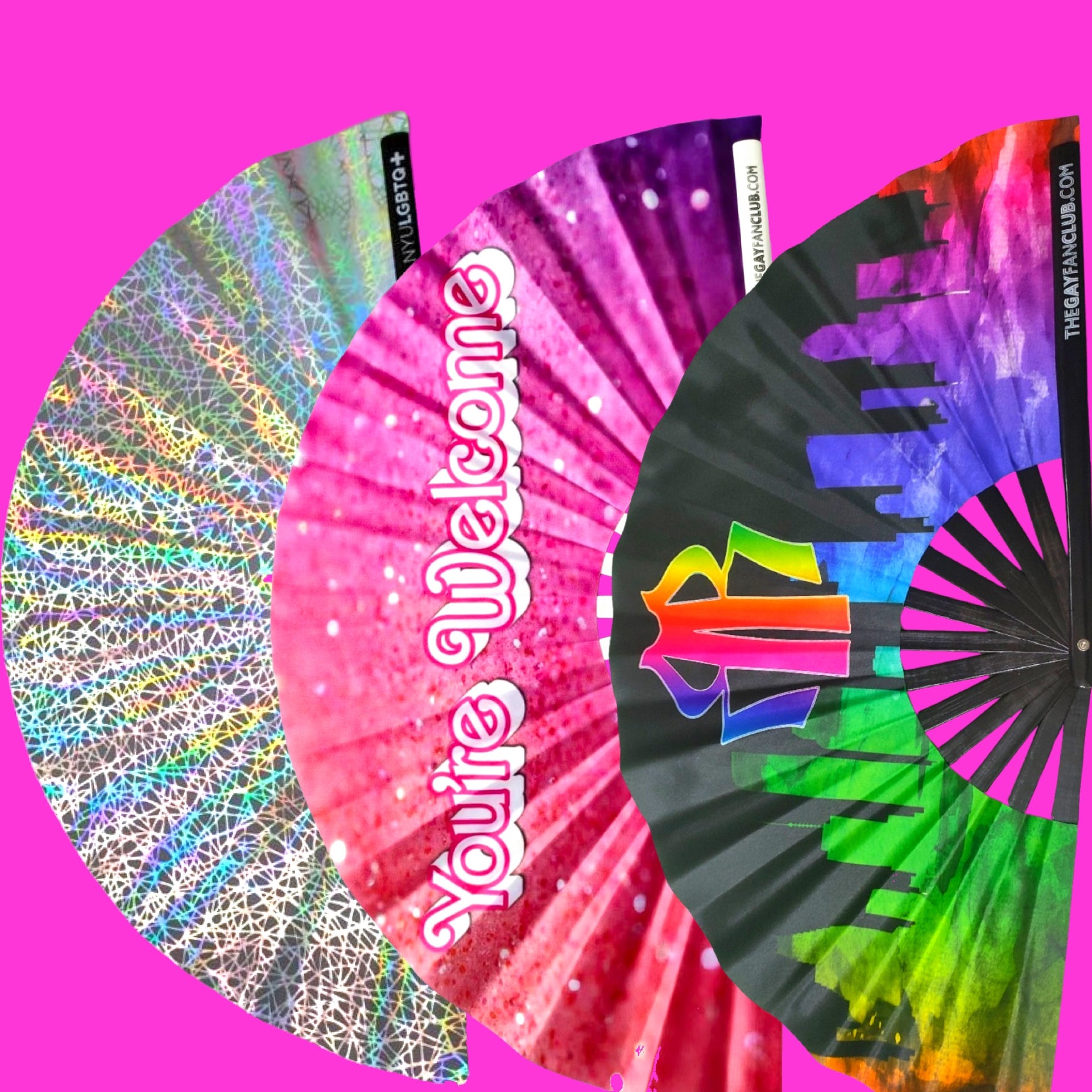 The Gay Fan Club | Shop Top Hand Fans for Pride and Parties