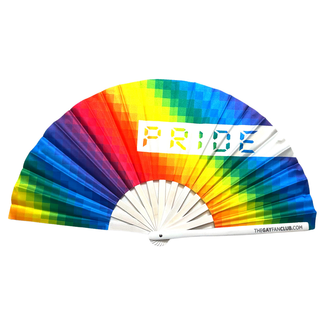 Pride Rainbow Fan | Top Pride Hand Fan | The Gay Fan Club