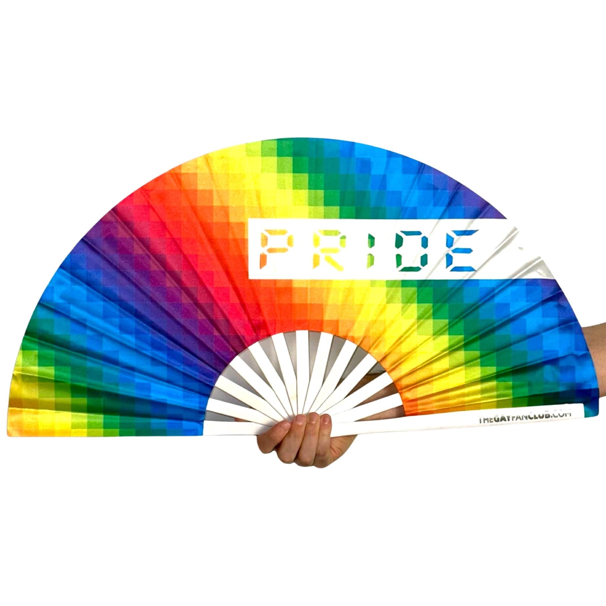 Pride Rainbow Fan | Hand Fan For Pride | The Gay Fan Club