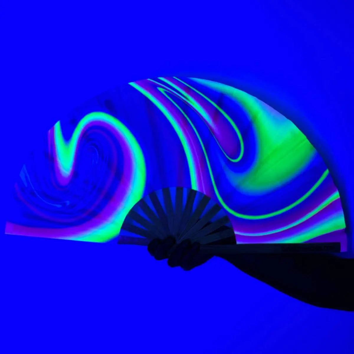 Lava Lamp Fan (UV) | Folding Hand Fan | The Gay Fan Club