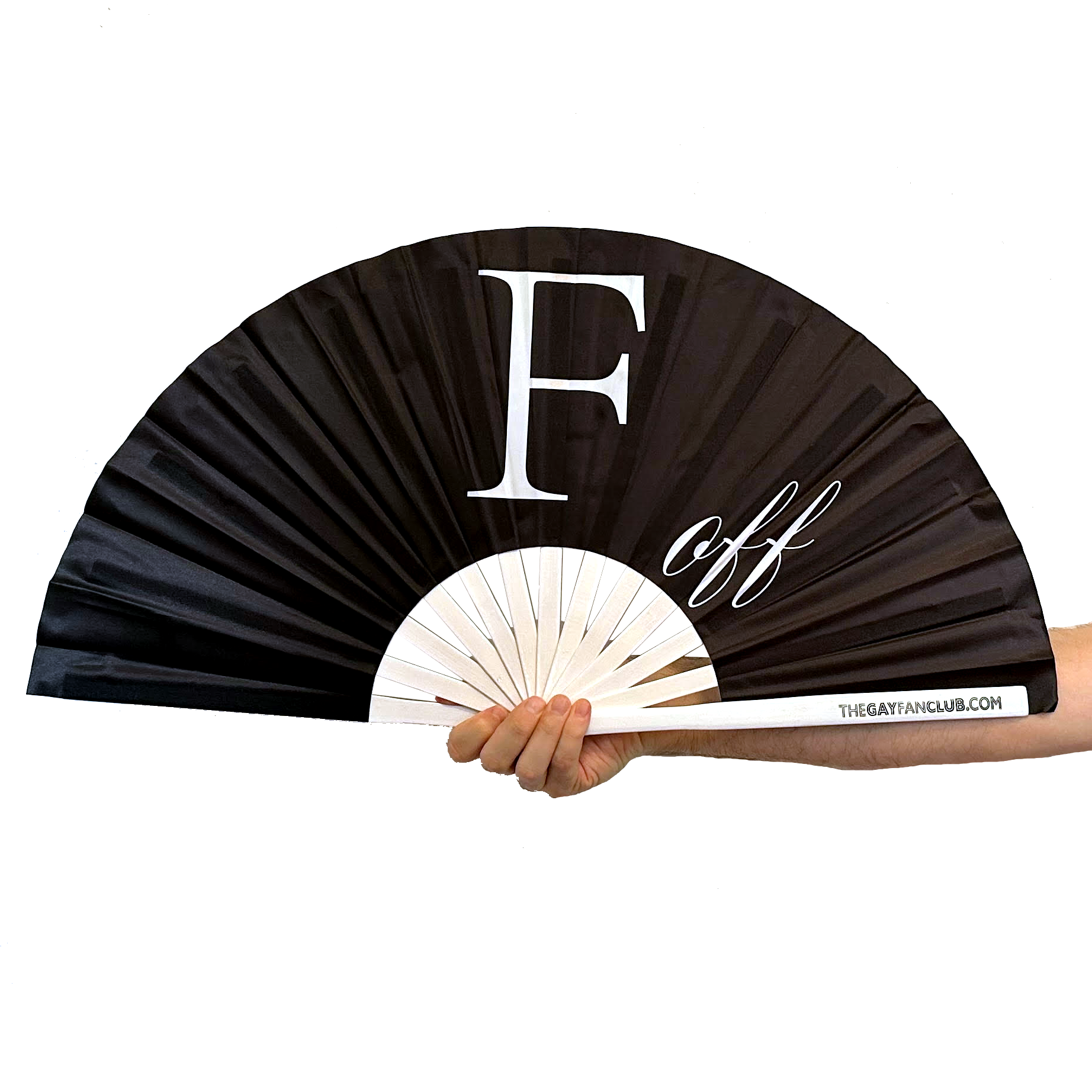 F Off Hand Fan – Bold & Sassy Queer Accessory | Gay Fan Club