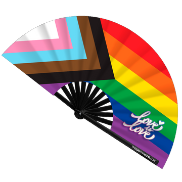Custom Hand Fans & LGBTQ Pride Hand Fans | The Gay Fan Club