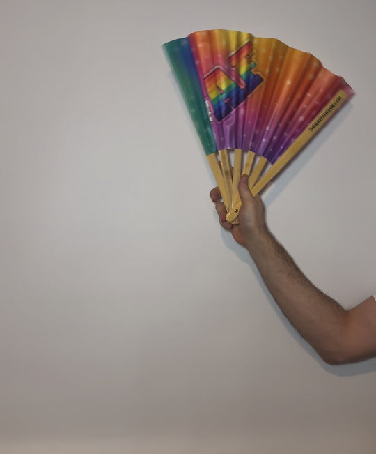 Custom Hand Fans & LGBTQ Pride Hand Fans | The Gay Fan Club