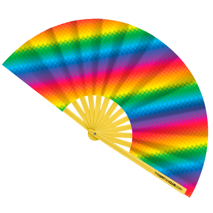 Custom Hand Fans & LGBTQ Pride Hand Fans | The Gay Fan Club