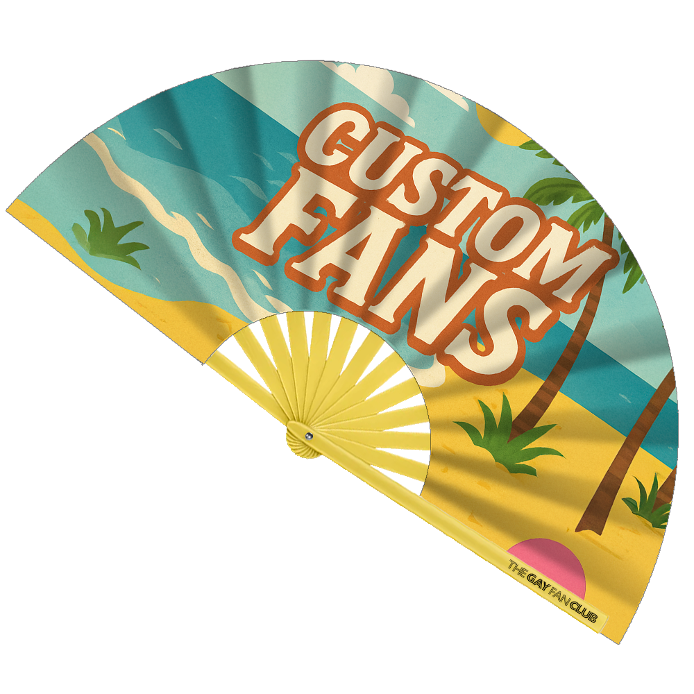 Custom Fan Designer | Personalized Fans at The Gay Fan Club