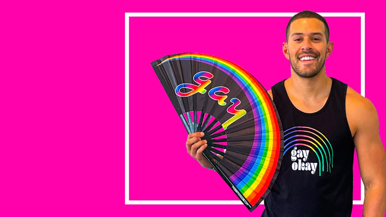 Trans Pride Flag Fan | The Gay Fan Club®